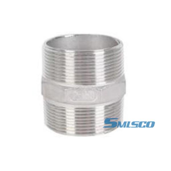 Quality 316 304 Casting Hex Nipple Class 150 Threaded BSP for Pipeline for sale