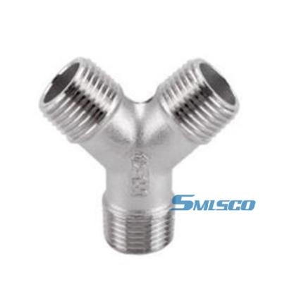 China 316 Stainless Steel Equal / Y Type Tee DN50 Threaded BSP Class 150 for sale