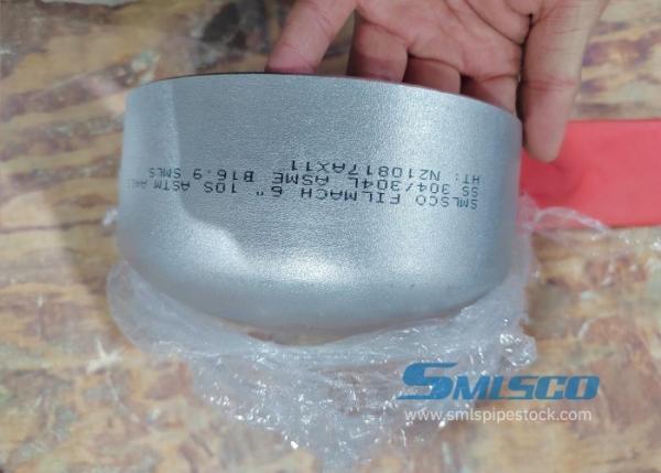 Quality ASTM A403 WP310S Stainless Steel Cap Butt Weld Fitting For Power Generation for sale
