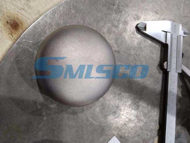 WP321 pipe cap installed in industrial pipeline system