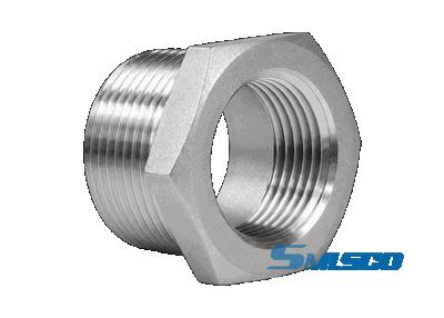 China ASTM A182 F347H Stainless Steel Hex Head Bushing Forged Fitting ASME B16.11 for sale