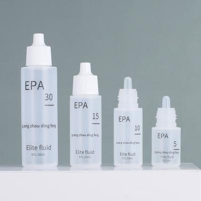 China PE dropper bottle for cosmetics 5-30ml screw cap/twist-type child-proof cap leak-proof and drop-resistant for sale