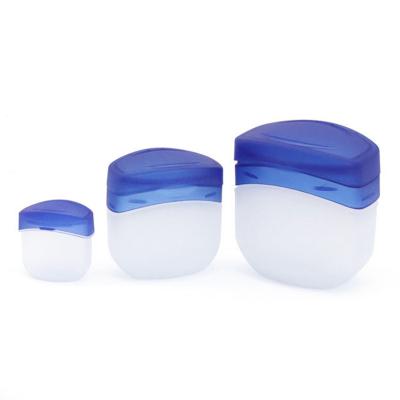 China 7g repair lip balm box transparent frosted sample bottle portable cosmetic packaging for sale