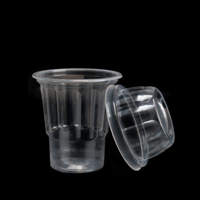 China Functional Design Plastic Cup with Thickened Bottom and Stacking Feature for Easy Storage and Transportation for sale