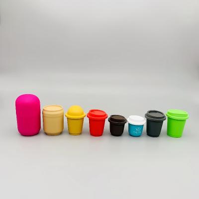 China Coffee capsule plastic cup Food grade freeze-dried powder Cold brew instant powder Meal replacement powder Same style capsule cup for sale