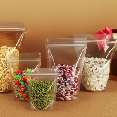 China High-Gloss Transparent Stand-Up Pouch Finished Bags with Customizable Specifications in Large Stock for sale