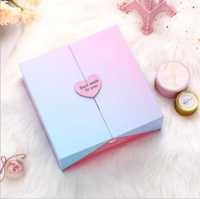 China Wedding Custom Cardboard Gift Boxes double open Pantone color ODM for sale