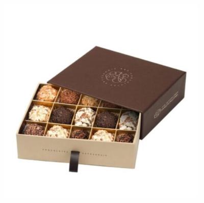 Cina Commestibile di carta del ODM che imballa il contenitore di imballaggio su misura del cioccolato di dimensione in vendita