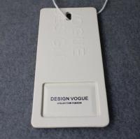 China Cardboard Paper Printed Hang Tags Customized Pattern Rectangle Square Round Shape for sale