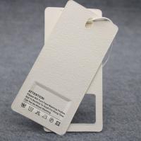 China Cardboard Paper Printed Hang Tags Customized Pattern Rectangle Square Round Shape for sale