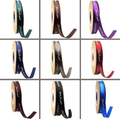China 25 yards / piece Gift Packing Materials Polyester Satin Ribbon For Gift Wrapping for sale
