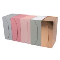 China Foldable Shoe Packaging Boxes Rectangle Shape Hard Cardboard Paper for sale