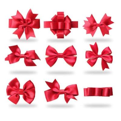 China Polyester Gift Wrap Ribbon Knot 25 Yards Customized Pattern for sale