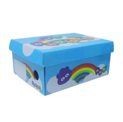 China Matt Lamination Shoe Cardboard Box Custom Logo rectangle Shape ODM for sale