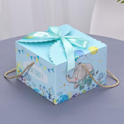 China Baby Cloths Set Packaging Paper Gift Box thicken Cardboard Gift Packaging Boxes cartoon for sale