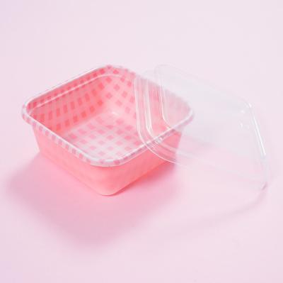 China Caixas de plástico descartáveis afastadas do armazenamento do alimento com a tampa para a refeição do almoço à venda