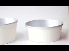 Customizable Disposable Bowl for Takeout Food Packaging with Custom Logo Printing and Aluminum Foil and Cardboard Material