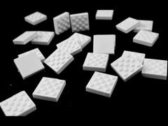 Resistência ao impacto Chapas cerâmicas de alumínio branco Excelente resistência à corrosão Dureza de 9 Mohs