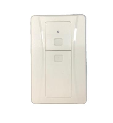 China 433.92MHz Garage Door Opener Accessory 25m - 35m Wireless Wall Mounted Switch For Remote Control Garage Doors for sale