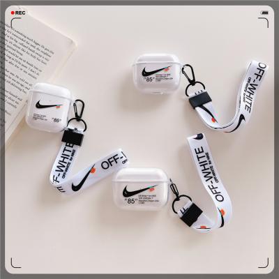 Cina Pro 1/2/3 di cassa senza fili del trasduttore auricolare della generazione di Airpods trasparente con il supporto in vendita