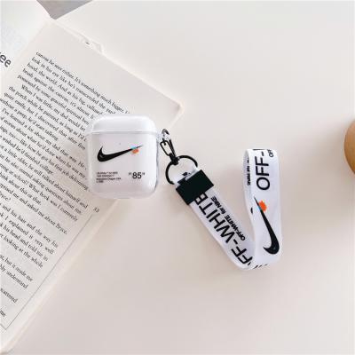Cina Pro 1/2/3 di cassa senza fili del trasduttore auricolare della generazione di Airpods trasparente con il supporto in vendita