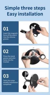 Cina 3 in 1 caricatore senza fili magnetico veloce 25W multifunzionale in vendita