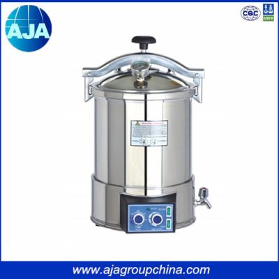 China Hand Wheel Door Type Electric Heating System Steam Sterilizer for sale