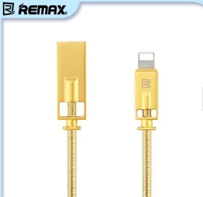 China Remax RC-056i Royalty New Metal Fast Lightening Charging Cable for sale