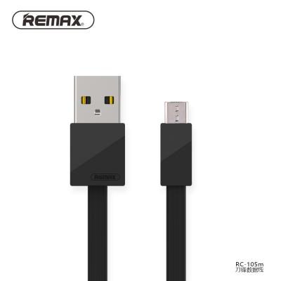 China Remax Universal High Quality TPE Material Micro USB Blade Data Cable for sale