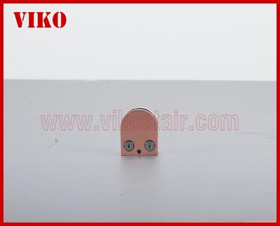 China Glass D Clamp FlatVK65  D Clamp Flat Spigot Square Design Swimming Pool Fence Tempered Glass 304 Stainless steel Sati for sale
