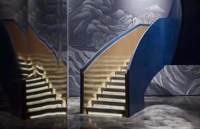 China Curved Staircase Guangzhou Manufacturer Large Project in Australia Sydney for sale