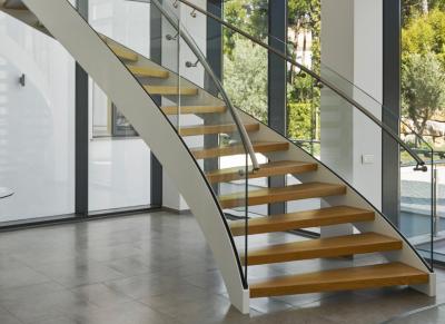 China Curved Staircase Guangzhou Manufacturer Large Project in Australia Sydney for sale