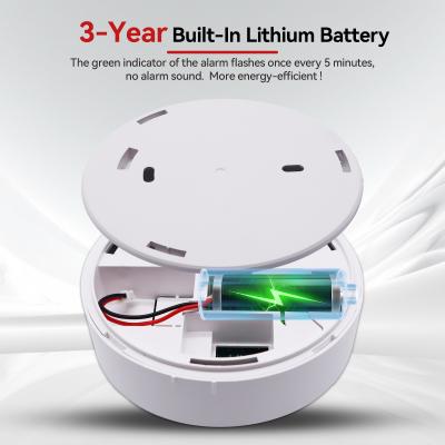 China UL Tuya Temperature Smoke Detector Kitchen Safe CO Fire Alarm System Alarm Sensor for sale
