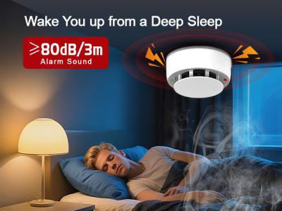 China UL Fire Alarm Test Button Low Battery Signal Operated 5-Year Product Detector Gas Alarm for sale