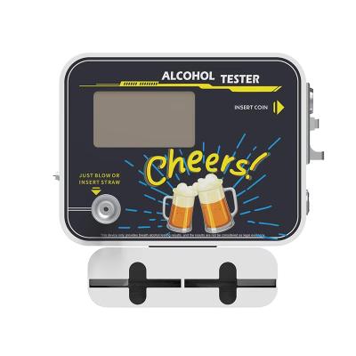 China AT329 Wall-mounted Alcohol Tester with Nayax Card & Coin Payment, 7-inch Touch Screen for Ads Display for sale
