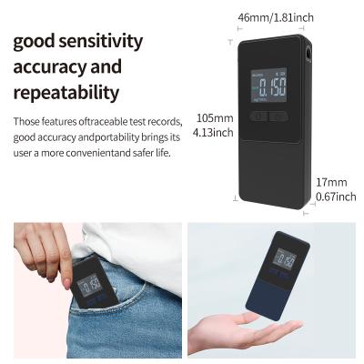 China AT808 Portable Alcohol Tester with Advanced Fuel Cell Sensor Bluetooth Connectivity to AlcoCHECK App Large LCD Display for sale