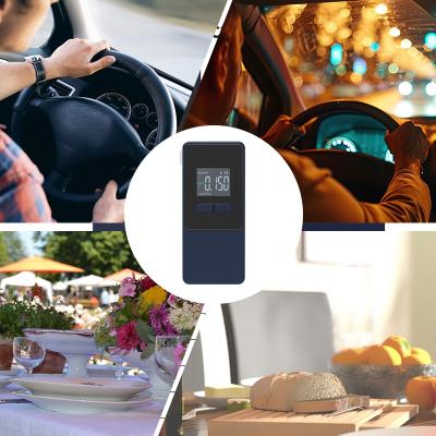 China AT808 Portable Alcohol Tester with Advanced Fuel Cell Sensor Bluetooth Connectivity to AlcoCHECK App Large LCD Display for sale
