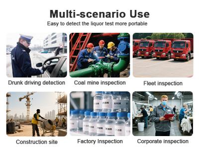 China AT7000 Rapid Screen Breathalyzer Quick Fuel Cell Sensor with LCD Screen Pre-Employment Gas Analyzer Tester for Alcohol Screening for sale