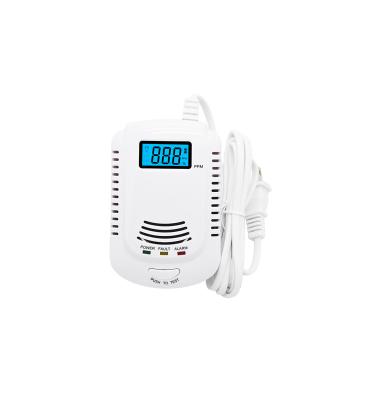 China 9V Battery dual Gas Alarm Detector and Carbonmonoxide alarm detector for sale