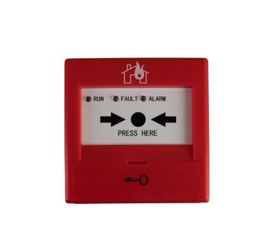China alarme de incêndio manual inteligente vermelho 19mA do ponto da chamada de Digitas da distância de 50m à venda
