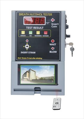 Cina Tester LCD dell'alcool del Breathalyzer 4.000g/L Fuel Cell del club dell'esposizione di 50HZ 60HZ per le automobili in vendita