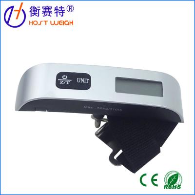 China Glass sufact and colorful luggage scale, blue backlight digital Luggage scale with belt for sale