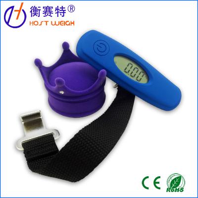 China rubber travel portable pocket electronic luggage digital weighing scale 40kg digital luggage scale for sale