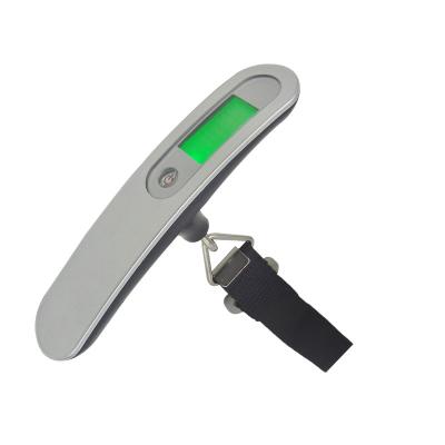 China Glass sufact and colorful luggage scale, blue backlight digital Luggage scale with belt for sale