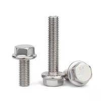 Quality Hexagon Flange Bolts Fastener Factory Provided A2 A4 SS304 SS316 for sale