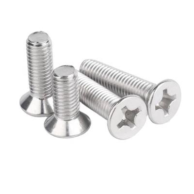 China Din 965 Cross Countersunk Head Bolt Iso7046 Carbon Steel Pan Head Phillips Screw Stainless Steel Cross Recessed Pan Head Screw for sale
