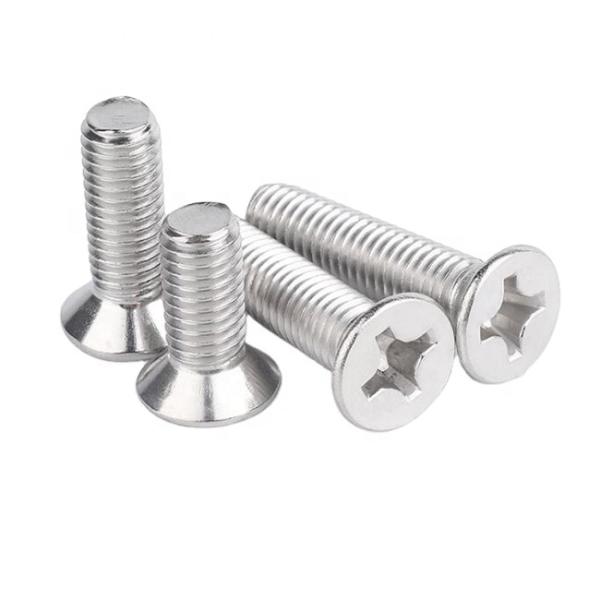 Quality Din 965 Cross Countersunk Head Bolt Iso7046 Carbon Steel Pan Head Phillips Screw Stainless Steel Cross Recessed Pan Head Screw for sale