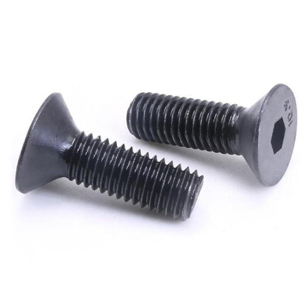Quality Good Quality M4 M5 M6 M8 M10 M12 Allen Key Hex Head Cap Screw Countersunk Socket Bolt Din 7991 for sale