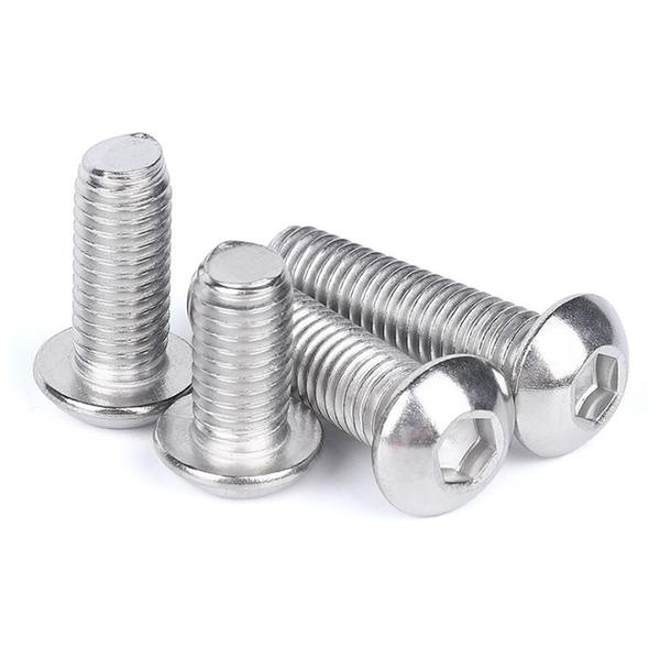 Quality SS304 Stainless Steel Hex Socket Button Head Screw A2-70 Pan Head Socket Bolt for sale