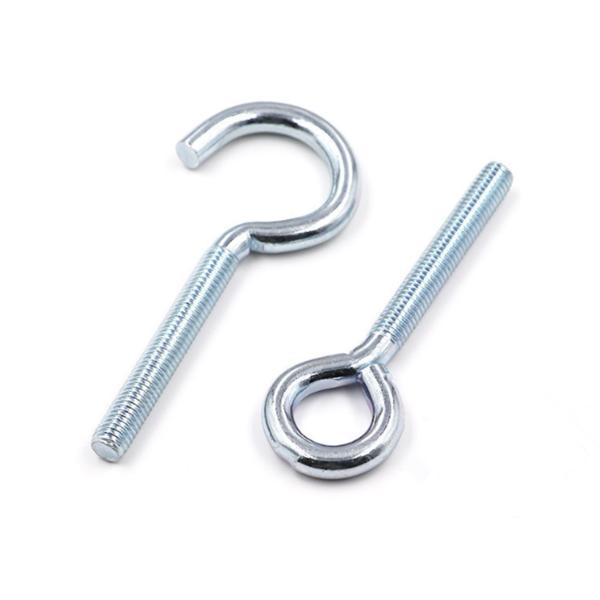 Quality Closed Eye Bolt M4-M10 Extended Hook Bolt Carbon Steel Lifting Ring Screw for sale